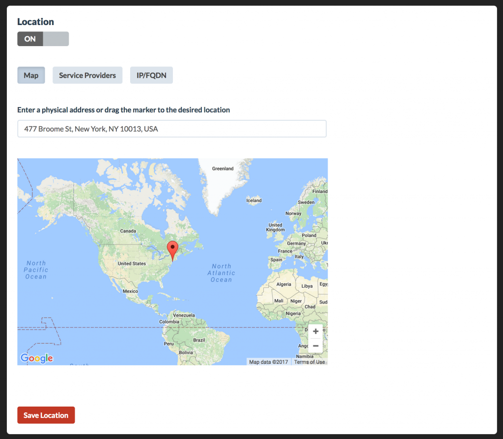 Location Maps | Status.io Knowledge Base